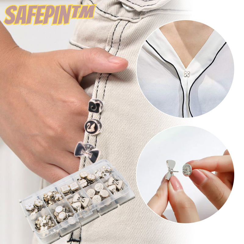 SafePin™ | Knopffreie Broschen (50 STÜCKE) – Vontaro