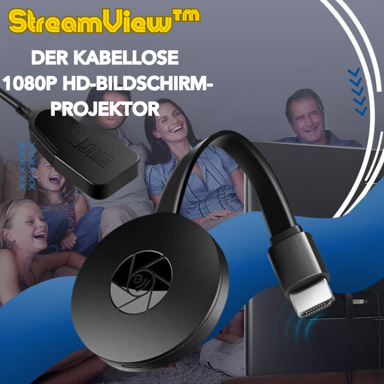 StreamView™ | Drahtloser Leinwandprojektor – Vontaro