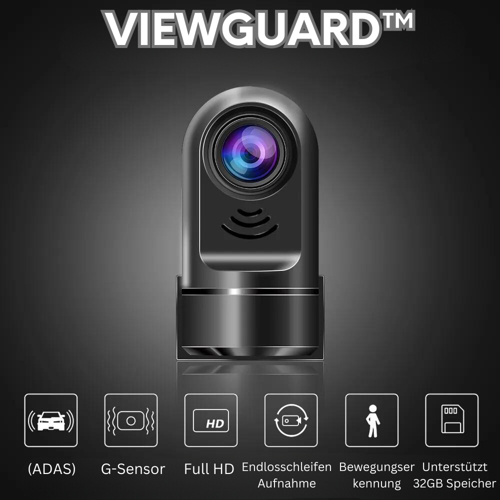 ViewGuard™ | 1080P HD 360° drehbare Mini Dashcam – Vontaro