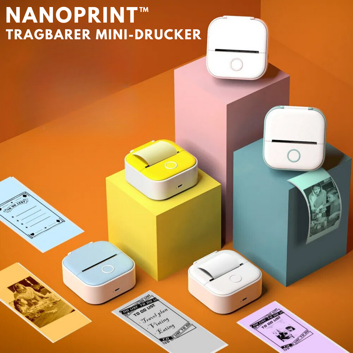 NanoPrint™ - Tragbarer Mini-Drucker – Vontaro